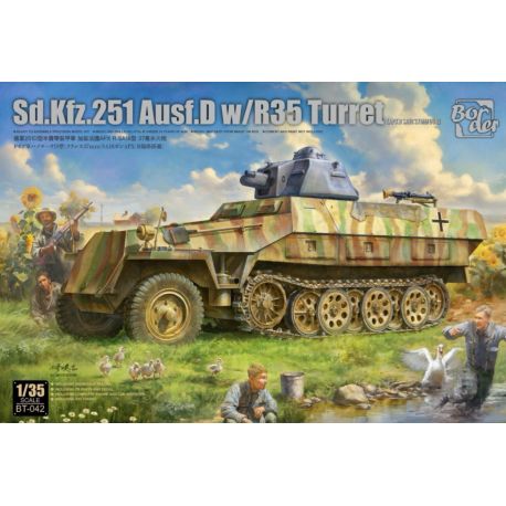 BORDER MODEL BT-042 Sd.Kfz.251 with R35 turret - CMMODELLISMO