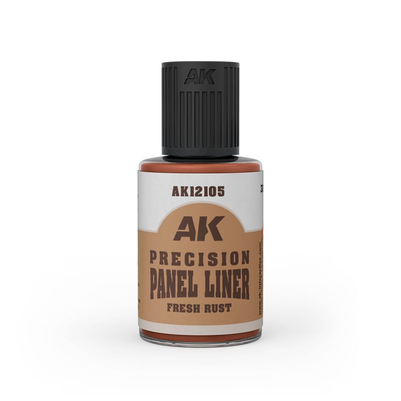 AK INTERACTIVE 12104 DARK BROWN PRECISION PANEL LINER - CMMODELLISMO